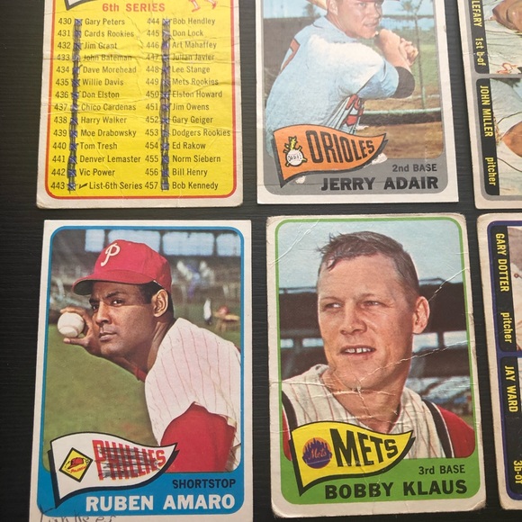Topps | Other | 5 Vintage 196s Original Topps Baseball Cards | Poshmark